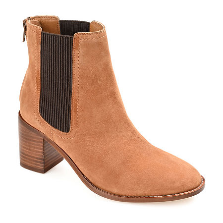 Click here for Journee Signature Womens Tazlyn Stacked Heel Booti... prices