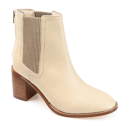 Click here for Journee Signature Womens Tazlyn Stacked Heel Booti... prices