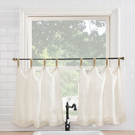Click here for No 918 Brinley 2-pc. Tab Top Window Tier  One Size... prices