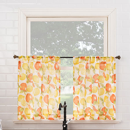 Click here for No 918 Clementine 2-pc. Rod Pocket Window Tier  On... prices