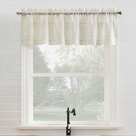 Click here for No 918 Teagan Rod Pocket Valance  One Size  Beige prices