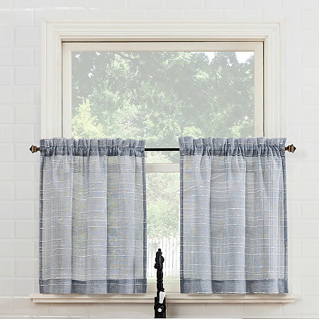 Click here for No 918 Teagan 2-pc. Rod Pocket Window Tier  One Si... prices