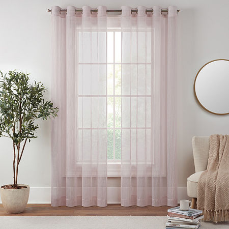 Click here for Eclipse Emina Grommet Top Sheer Single Curtain Pan... prices
