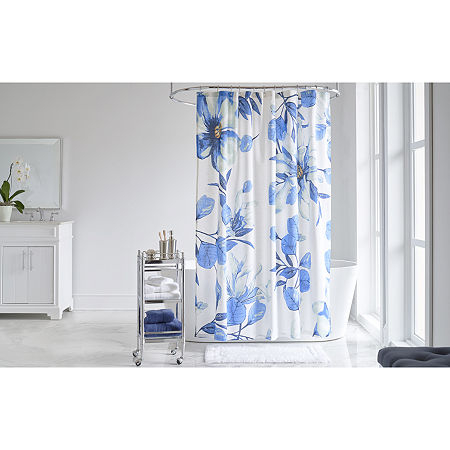 Click here for Liz Claiborne Large Scale Floral Shower Curtain  O... prices