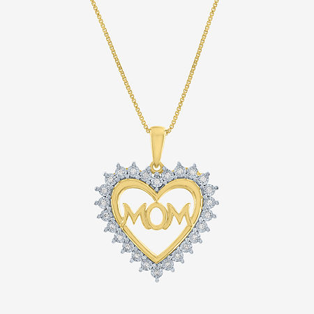 Click here for Mom Womens 1/10 CT. T.W. Natural White Diamond 14K... prices