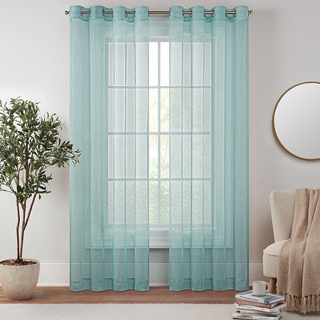 Click here for Eclipse Emina Grommet Top Sheer Single Curtain Pan... prices