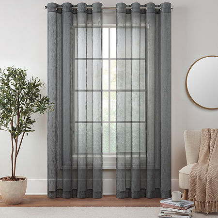 Click here for Eclipse Emina Grommet Top Sheer Single Curtain Pan... prices