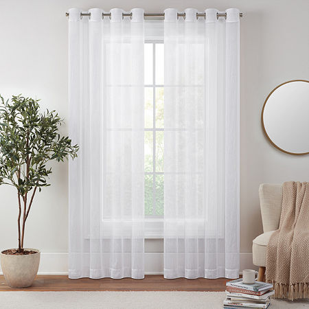Click here for Eclipse Emina Grommet Top Sheer Single Curtain Pan... prices