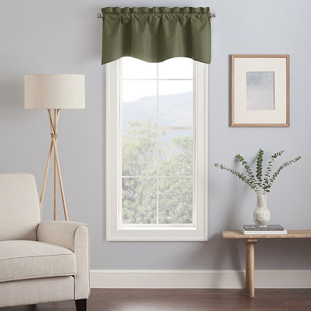 Click here for Eclipse Kendall Rod Pocket Scallop Valance  One Si... prices