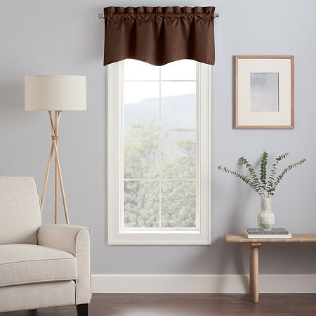 Click here for Eclipse Kendall Rod Pocket Scallop Valance  One Si... prices