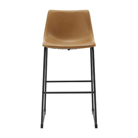 Click here for 2-pc. Faux Leather Kitchen Barstools  One Size  Br... prices