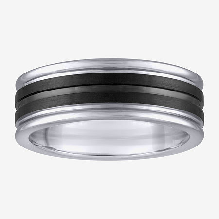 Click here for Mens 8MM Tungsten Wedding Band  8 1/2 prices