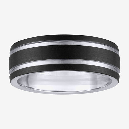 Click here for Mens 8MM Tungsten Wedding Band  8 1/2 prices