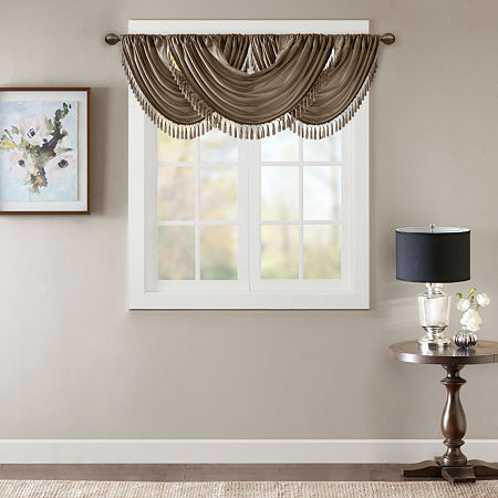 Click here for Madison Park Juline Faux Silk 38W X 46L Rod Pocket... prices