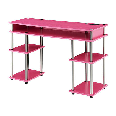Click here for Designs 2 Go Desk with Charging Station  One Size... prices