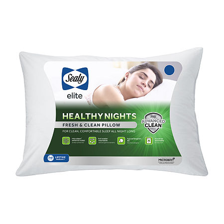 Sealy Healthy Nights Pillow  Standard/Queen - White