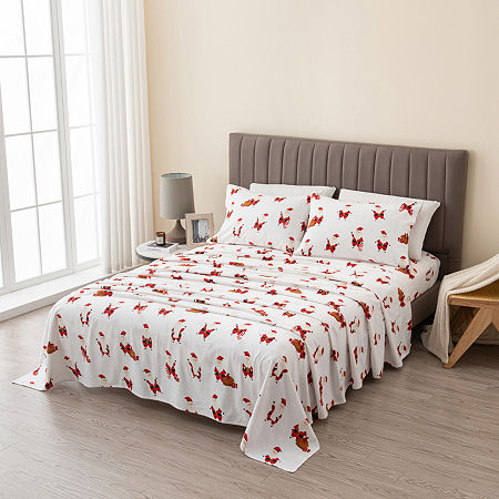 Click here for Linery Cotton Holiday Print Flannel Wrinkle Resist... prices