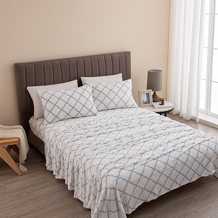 Click here for Linery Lattice Velvet Plush Fleece Wrinkle Resista... prices