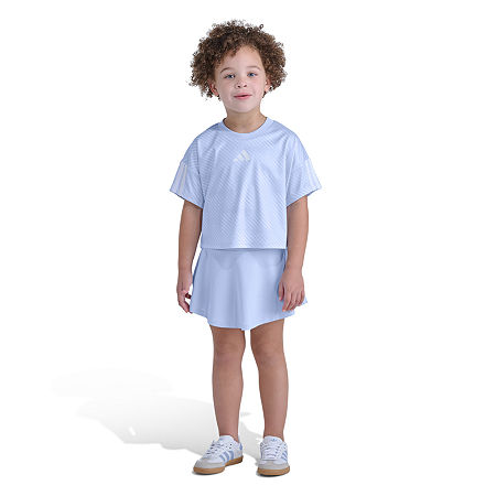 Click here for adidas Girls 2T-6X Short-Sleeve Top & Skort  2-Pie... prices