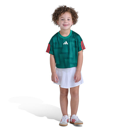 Click here for adidas Little Girls 2-pc. Skort Set  6  Green prices