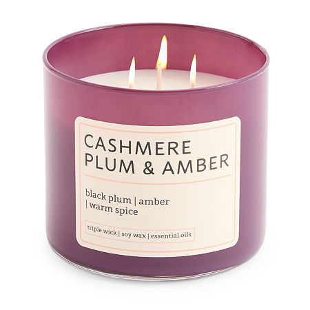 Click here for Distant Lands Cashmere Plum And Amber 3-Wick Scent... prices