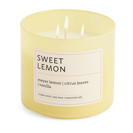 Click here for Distant Lands Sweet Lemon 3-Wick Scented Jar Candl... prices
