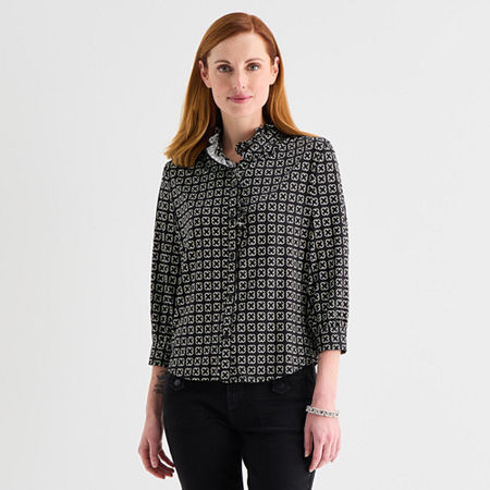 Click here for Liz Claiborne Womens Tall Crew Neck Long Sleeve Bl... prices