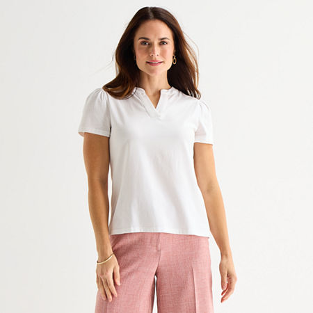 Click here for Liz Claiborne Womens Tall V Neck T-Shirt  Small Ta... prices