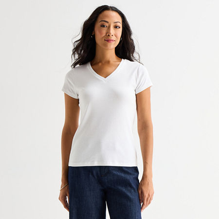 Click here for Liz Claiborne Womens T-Shirt  Xx-large Tall  White prices