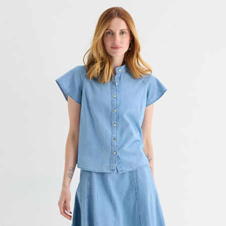 Click here for Liz Claiborne Womens Blouse  Xx-large Tall  Blue prices