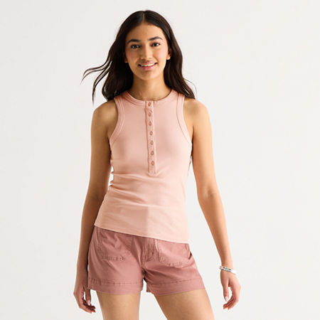 Click here for a.n.a Womens Tall Henley Neck Sleeveless Tank Top... prices