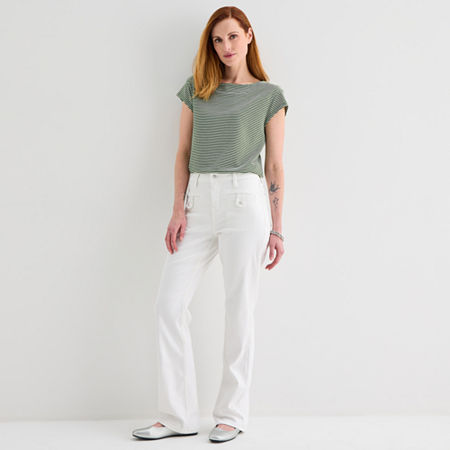 Click here for Liz Claiborne Lana Womens Mid Rise Bootcut Jean  1... prices