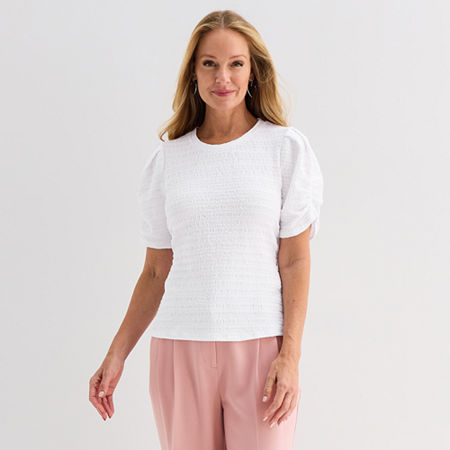 Click here for Liz Claiborne Womens Crew Neck Short Sleeve Blouse... prices