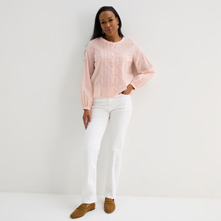 Click here for Liz Claiborne Womens Crew Neck Bishop Long Sleeve... prices