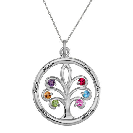 Click here for Personalized Sterling Silver Family Tree Birthston... prices