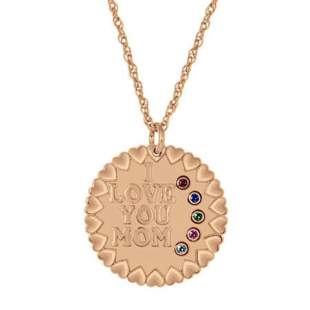 Click here for Personalized I Love You Mom Birthstone CZ Pendant... prices