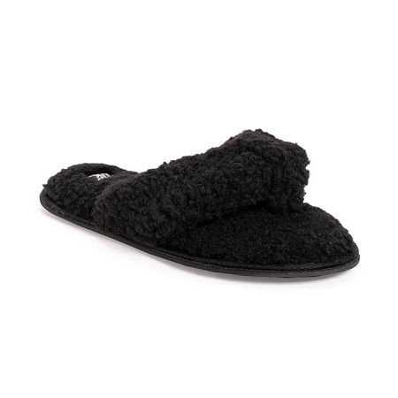 Click here for Muk Luks Taryn Thong Womens Memory Foam Slip-On Sl... prices