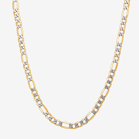Click here for Made in Italy Mens 14K Gold 22 Inch Figaro Chain N... prices