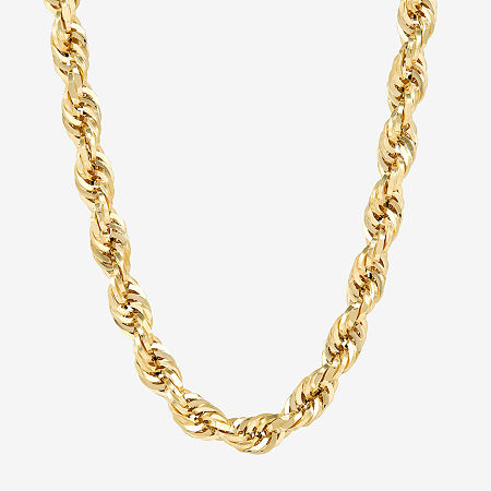 Click here for Mens 14K Gold 24 Inch Rope Chain Necklace  One Siz... prices