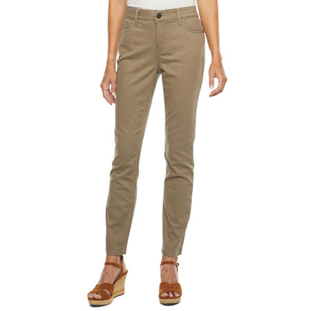 Click here for Liz Claiborne Sara Womens Petites Short Skinny Fit... prices