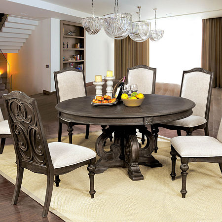 Click here for Maud 7-pc. Round Dining Set  One Size  White prices