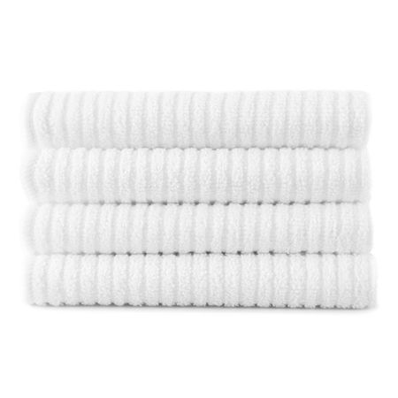 Click here for Cooks Scrubber 4-pc Dish Cloth Set  One Size  Whit... prices