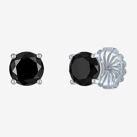 Click here for 4 CT. T.W. Natural Black Diamond 14K White Gold 8m... prices
