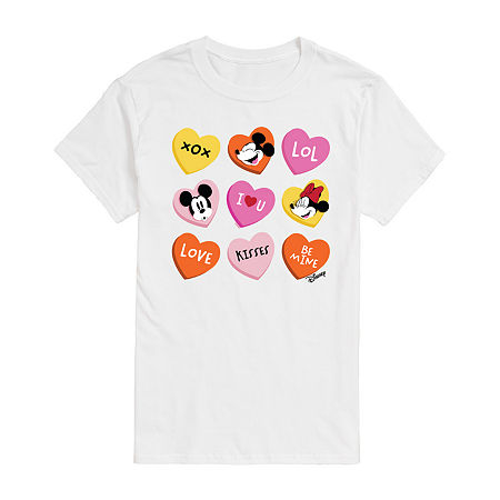 Click here for Mens Crew Neck Short Sleeve Mickey and Friends Val... prices