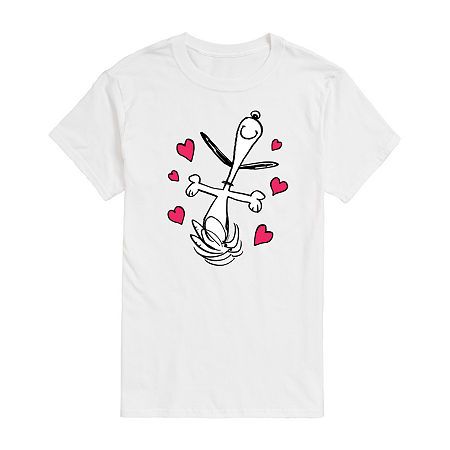 Click here for Mens Crew Neck Short Sleeve Peanuts Valentines Day... prices