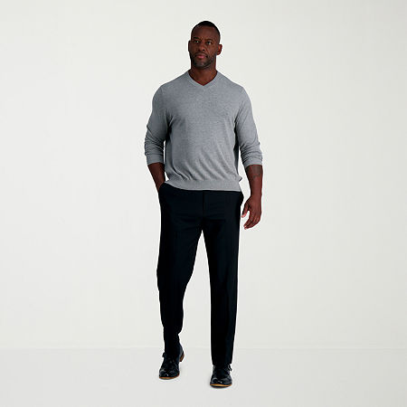 Click here for Haggar JMH Sharkskin Mens Classic Fit Big and Tall... prices