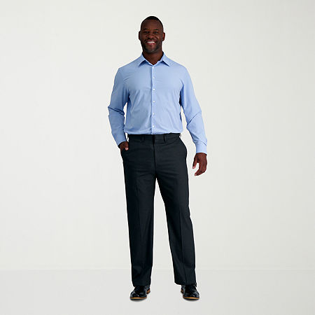 Click here for Haggar JMH Sharkskin Mens Classic Fit Big and Tall... prices