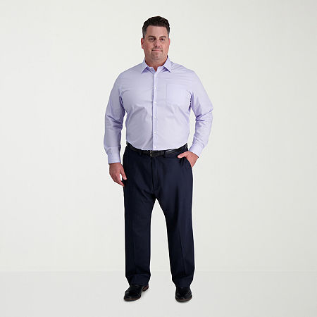 Click here for Haggar JMH Sharkskin Mens Classic Fit Big and Tall... prices