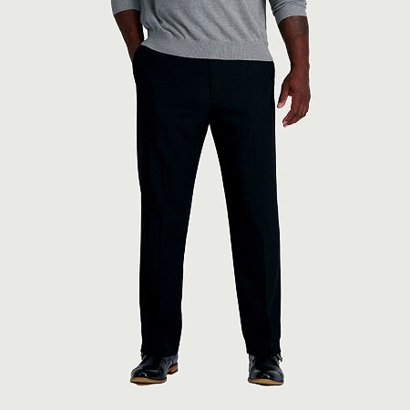 Click here for Haggar JMH Sharkskin Mens Straight Classic Fit Big... prices