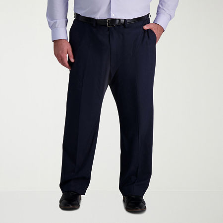 Click here for Haggar JMH Sharkskin Mens Straight Classic Fit Big... prices